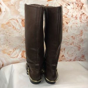 Merona | Shoes | Merona Brown Riding Boots Tall Metal Detail 9 | Poshmark